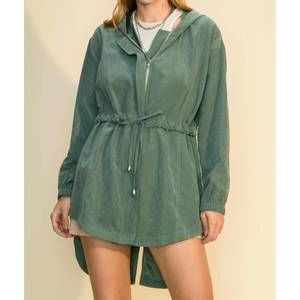 HYFVE | Jackets & Coats | New Hyfve Cargo High Low Hooded Jacket In ...